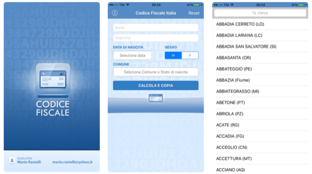 Calcolo Codice Fiscale Online Gratis - I Migliori Siti e App